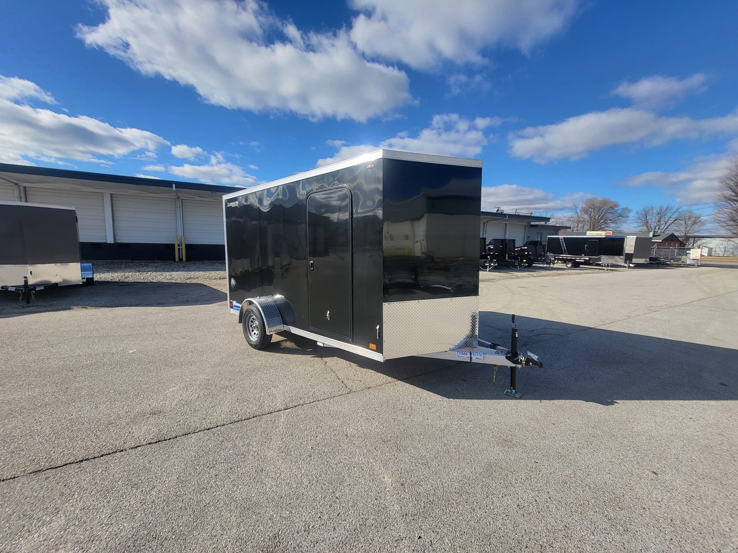 2026 Legend Trailers 7X14 THUNDER V-NOSE S/A 3K CARGO Cargo / Enclosed ...